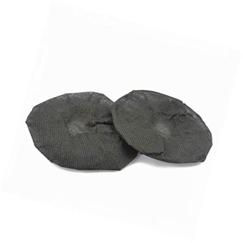 200pcs Stretchable Headphone Cushion Covers , Disposable Sanitary Headphone Covers Replacement Black (11cm)