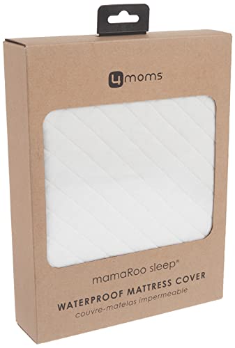 4moms mamaRoo Sleep Bassinet Waterproof Mattress Cover, White