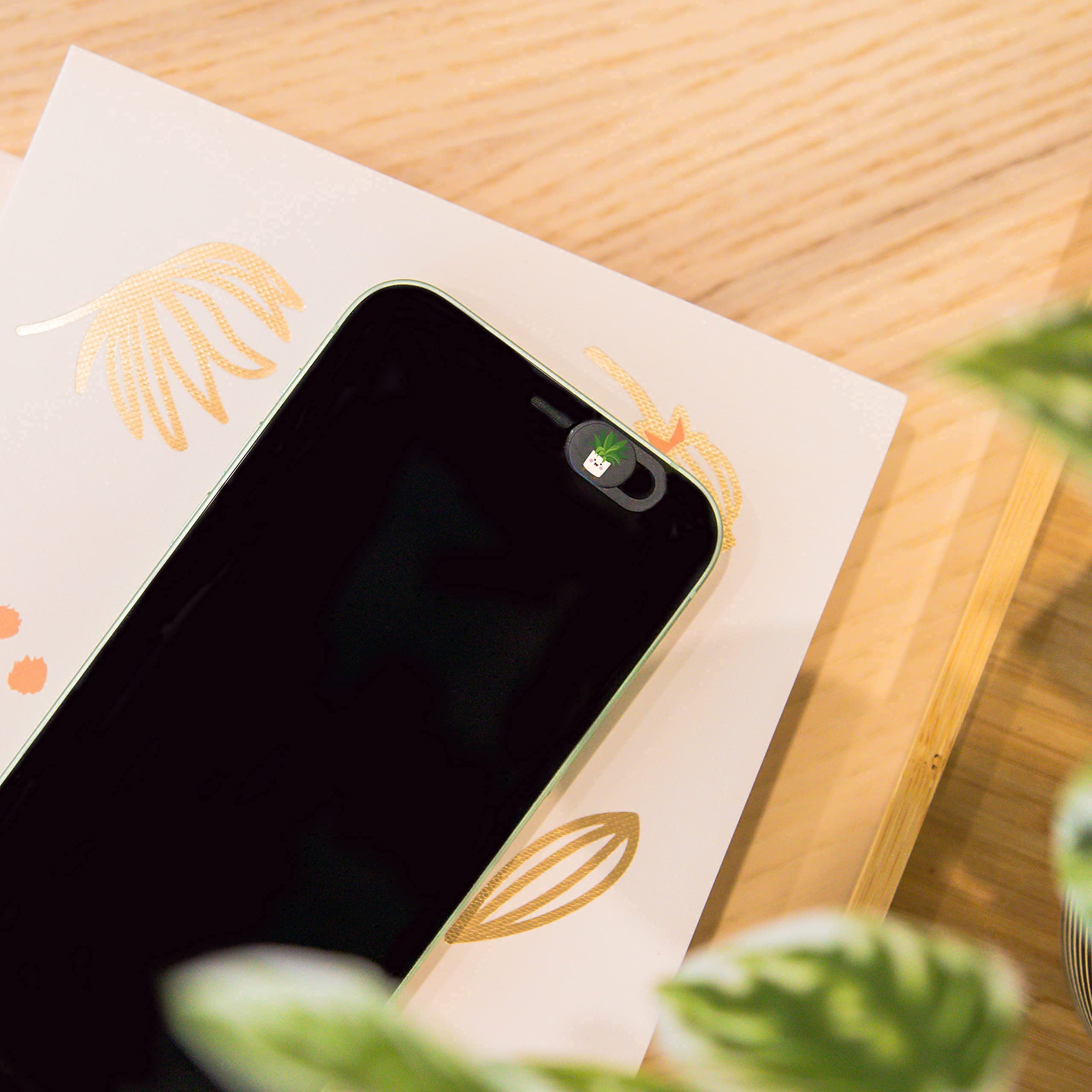 MESMOS Cute Webcam Covers Bundled with Fancy Pen Set of 3 - Daily Office Essentials
