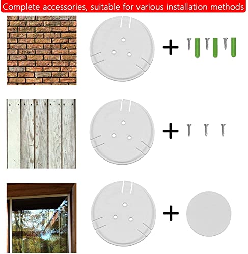 Aboom Upgraded Wall Mount Bracket for Kami Yi Security Home Camera 3 Baby Monitor ,No-Hole Needed, Customized Stand for YI Camera Designed by USA (NOT Included Camera) (Pack of 2)