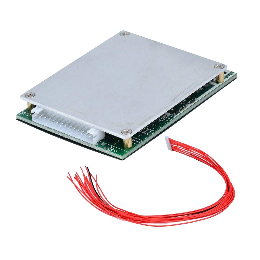 Acxico 1Pcs 48V 35A 13S BMS PCB Board Li-ion 18650 Battery Protection Board with Balance Integrated Circuits Board for e-bikeBattery