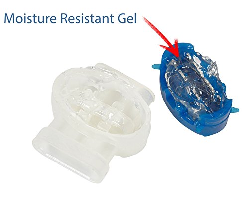 3 Wire Connectors, ConnectOzo Electrical IDC 314-BOX - Box Self-Stripping Pigtail Connectors, Moisture Resistant & Flame Retardant, 600V Nylon Insulated Connectors for 22-14 AWG Cables (25)