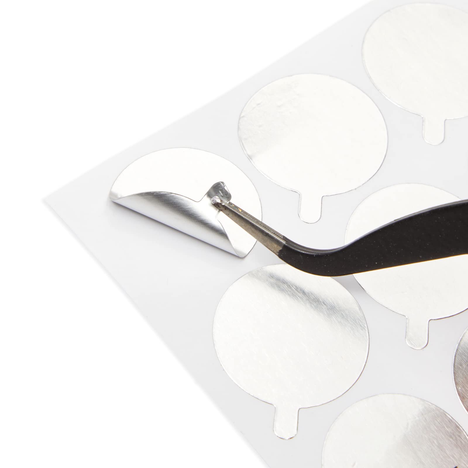 1500 Disposable Eyelash Stickers and 2 Jade Stones for Lash Glue, Tech Supplies