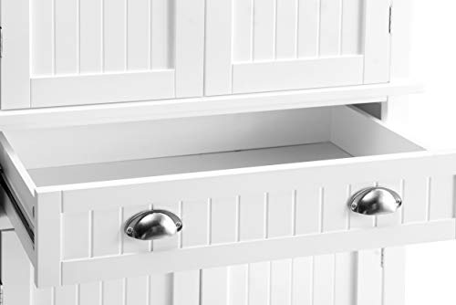 2L Lifestyle Ashlyn Cabinet White Finish, Large