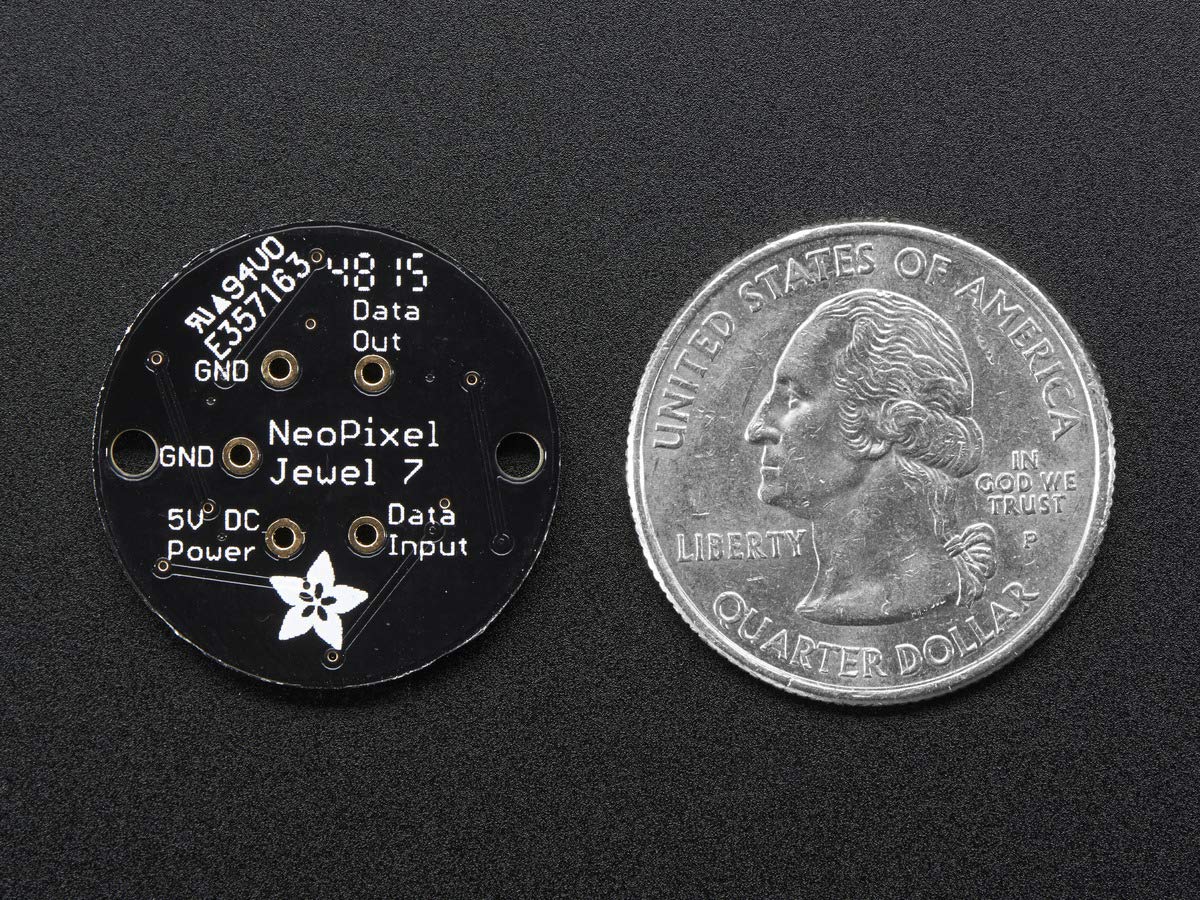 Adafruit Industries NeoPixel Jewel - 7 x 5050 RGBW LED w/Integrated Drivers - Natural White - ~4500K