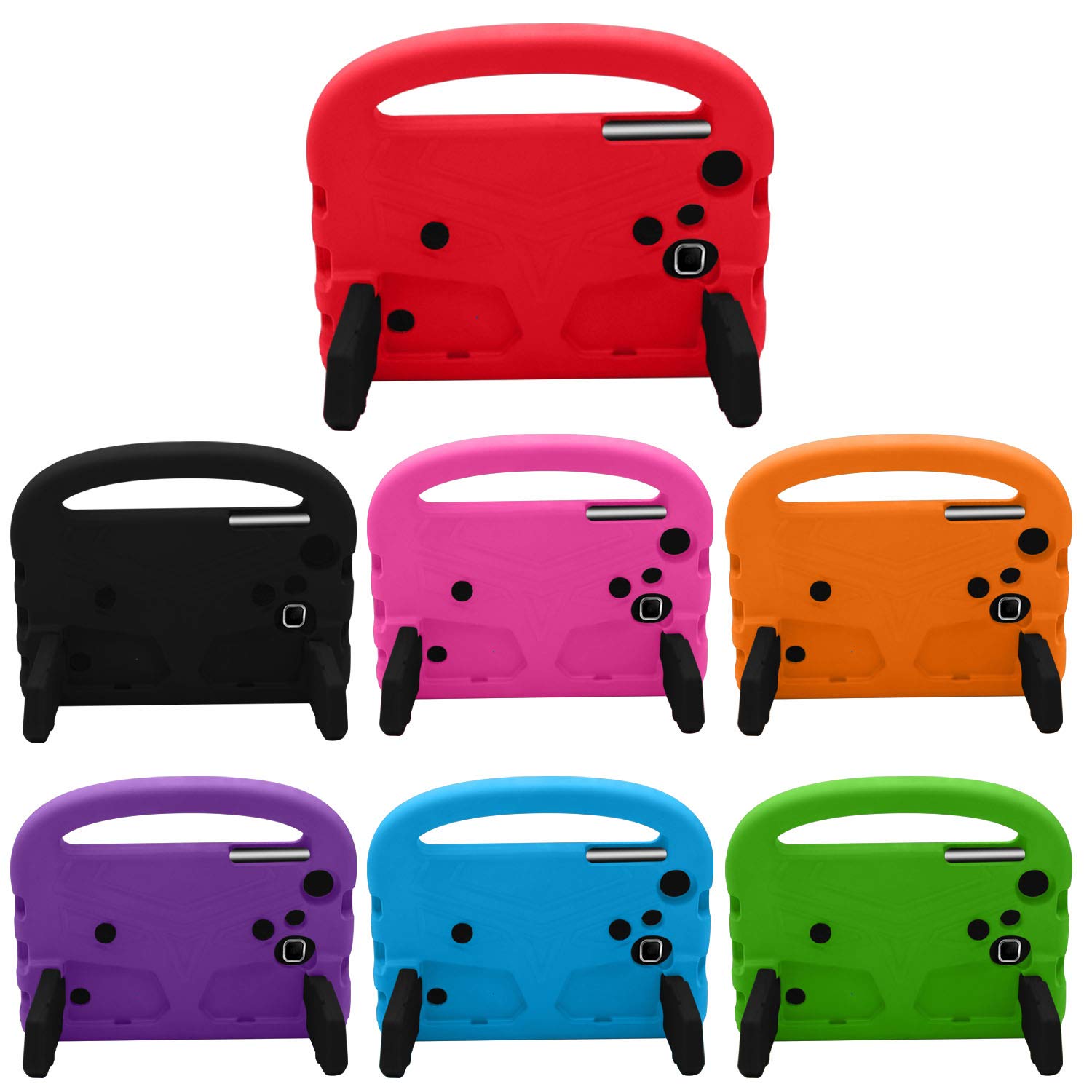 UUcovers Kids Case for Samsung Galaxy Tab A 7.0 2016 (SM-T280/T285), Tab 4 7.0/Tab 3 7.0 (SM-T230/T210/P3200), Tab E/Tab 3 Lite 7.0 (SM-T110/T113) EVA Foam Shockproof Cover with Stand Handle, Green