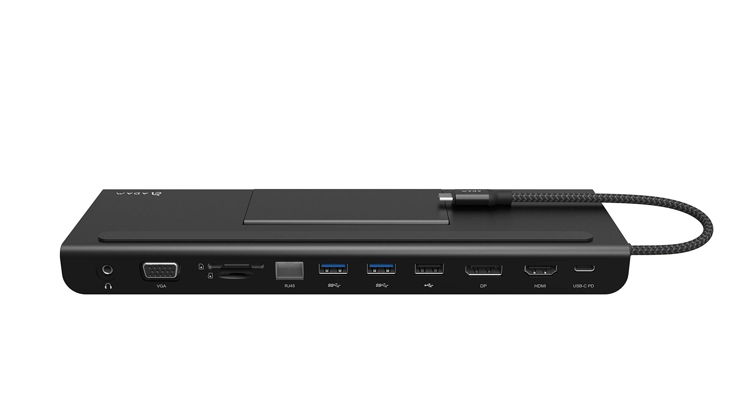 ADAM Elements CASA HUB Pro 11-in-1 Multi-Function Type-C Hub, AAPADHUBPROBKJ