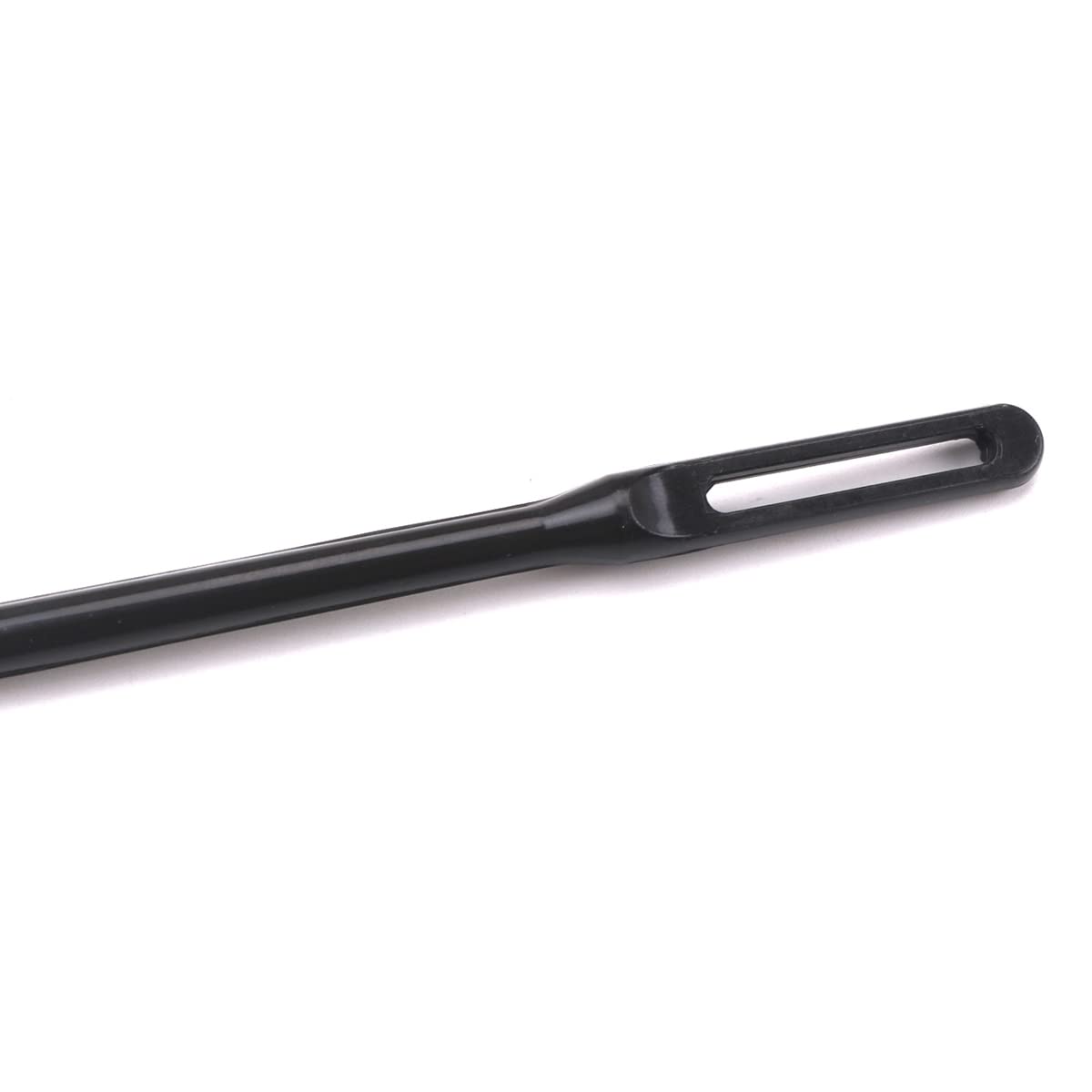 2 Set Plastic Flute Cleaning Rod Stick Wand with Wipping Cloth Recorder Cleaning Rod Flute Accessories Care Tool Kits, Black