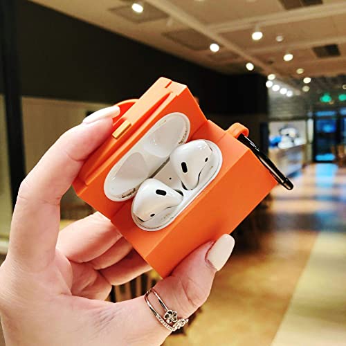 BONTOUJOUR Case Compatible with AirPods Pro, Girls Creative Fashion Mini Handbag Earbud Case, Stylish Soft Silicone Wireless Earphone Protection Charging Cover for AirPods Pro +Hook -Black
