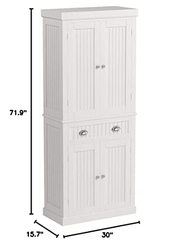 2L Lifestyle Ashlyn Cabinet White Finish, Large