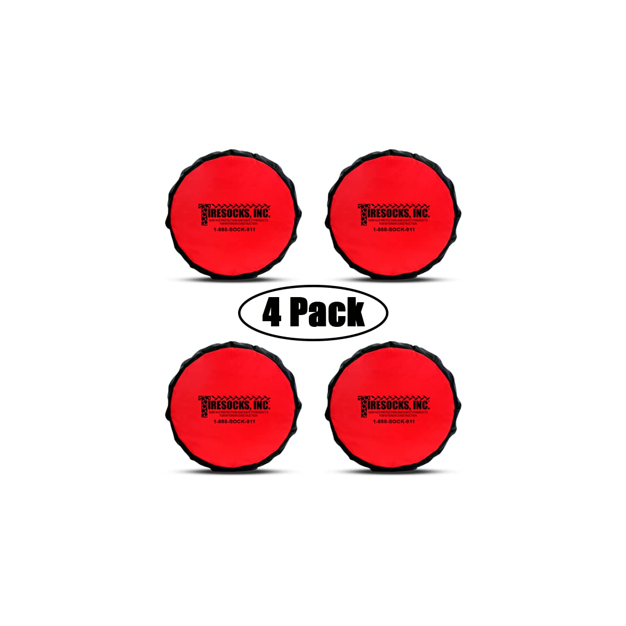 1234TS TireSocks for Construction Equipment, Such as Scissor Lifts, Boom Lifts, forklifts, telehandlers. Protects Finished Flooring from tire Marks, Scuffs, or Residue from Non Marking Tires