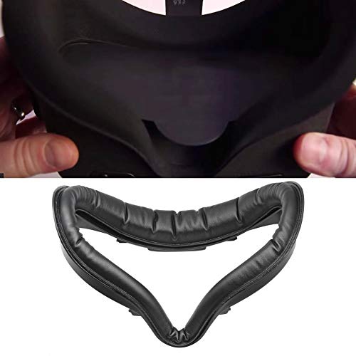 CALIDAKA Vr Facial Interface Bracket Compatible with Oculus Quest 2, Universal Pu Leather Foam Face Guard Pad, Washable Replace Face Pads Accessories Detachable Face Protector Pad