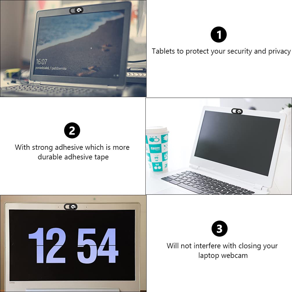 3pcs Camera Cover Computer Webcam Cover Webcam Cover Slider Cartoon Webcam Cover Computer Lens Cover Webcam Lid Webcam Slider Privacy Cover Privacy Lens Cover Webcam Lens Cover