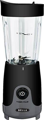 Bella - 14-Oz. Personal Blender - Black/Gray