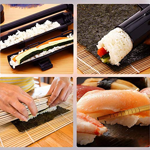 URED Professional Super Space Sushi Bazooka,Upgrade Sushi Making Kit Mold Food Grade Plastic,Sushi Maker Rice Vegetable Meat Diy Sushi Kit Machinekitchen Utensils,Sushi Making Kit For Beginners