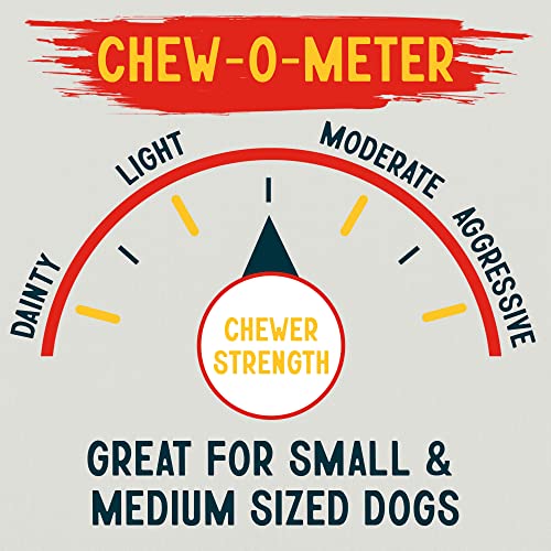Canine Chews Chicken-Wrapped Rawhide Twists for Dogs - Pack of 100 U.S.A. Sourced Chicken Wrapped Rawhide Dog Treats, Sticks for Dogs - Premium & Natural Beefhide Chews