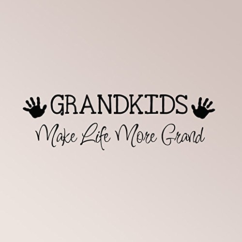 36"x12" Grandkids Make Life More Grand Wall Decal Sticker Art Home Decor