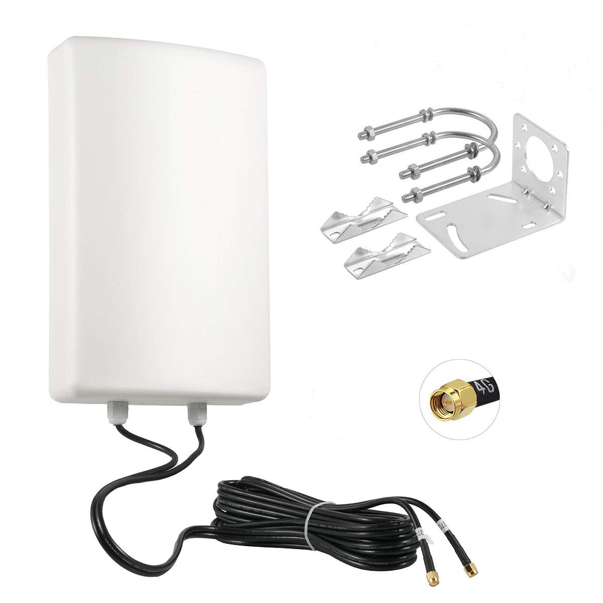 11dBi High Gain 2x2 MIMO Panel Antenna for 4G LTE & 5G Cellular Hotspots, Routers, & Gateways, T-Mobile Home Internet, Verizon, AT&T, T-Mobile Telus, Bell Cell Signal Booster, Eifagur