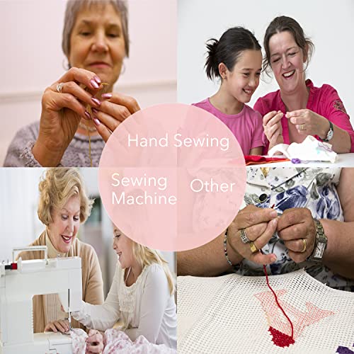 20 Packs Sewing Needle Threader Tools Loop Wires Threaders for Hand Sewing Machine Sewing, Universal Plastic Sewing Threaders Tool for Embroidery Needlework