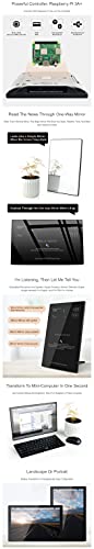 13.3inch Magic Mirror, Voice Assistant, Touch Control,Raspberry Pi 3A+ Inside,Transform to Mini-Computer