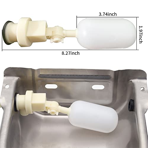Automatic Horse Waterer Upgraded Livestock Water Bowl Stainless Steel Trough for Cattle Cow Pig Sheep Pet Dog
