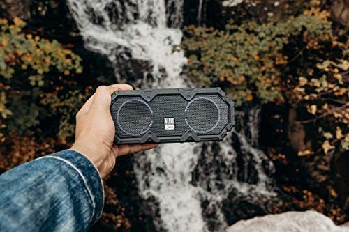 Altec Lansing LifeJacket 3 - Waterproof Bluetooth Speaker, Wireless & Portable Speaker for Travel & Outdoor Use, 30 Hour Playtime & 50 Foot Range, Black