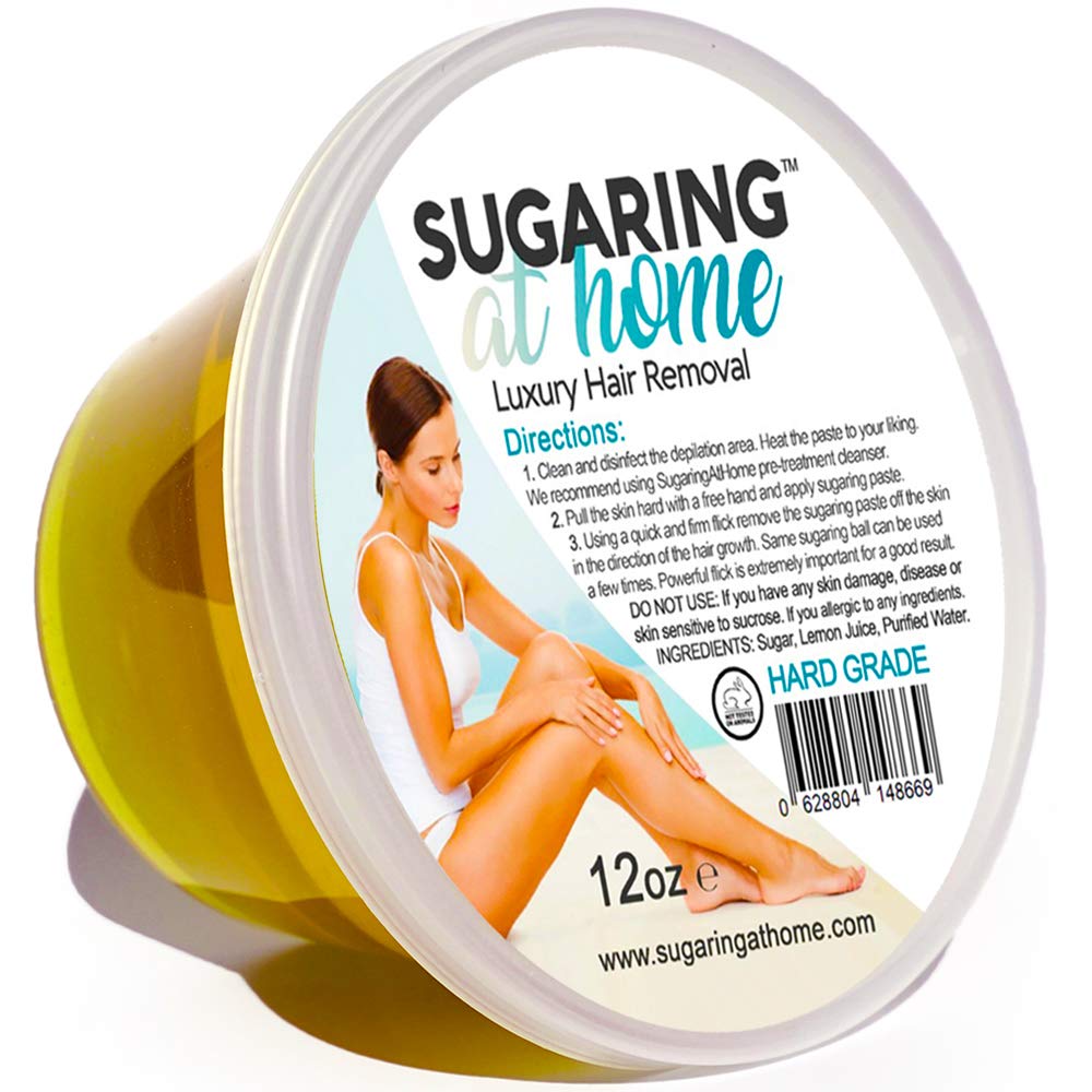 Sugaring Paste HARD for Coarse Hair Thick Hair and Darker skin + Sugaring Powder + Sugaring Applicator