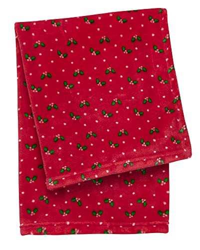 2-Piece Cuddle Plush Toy and Baby Blanket Gift Set (Little Me My First Christmas, 30"x36")