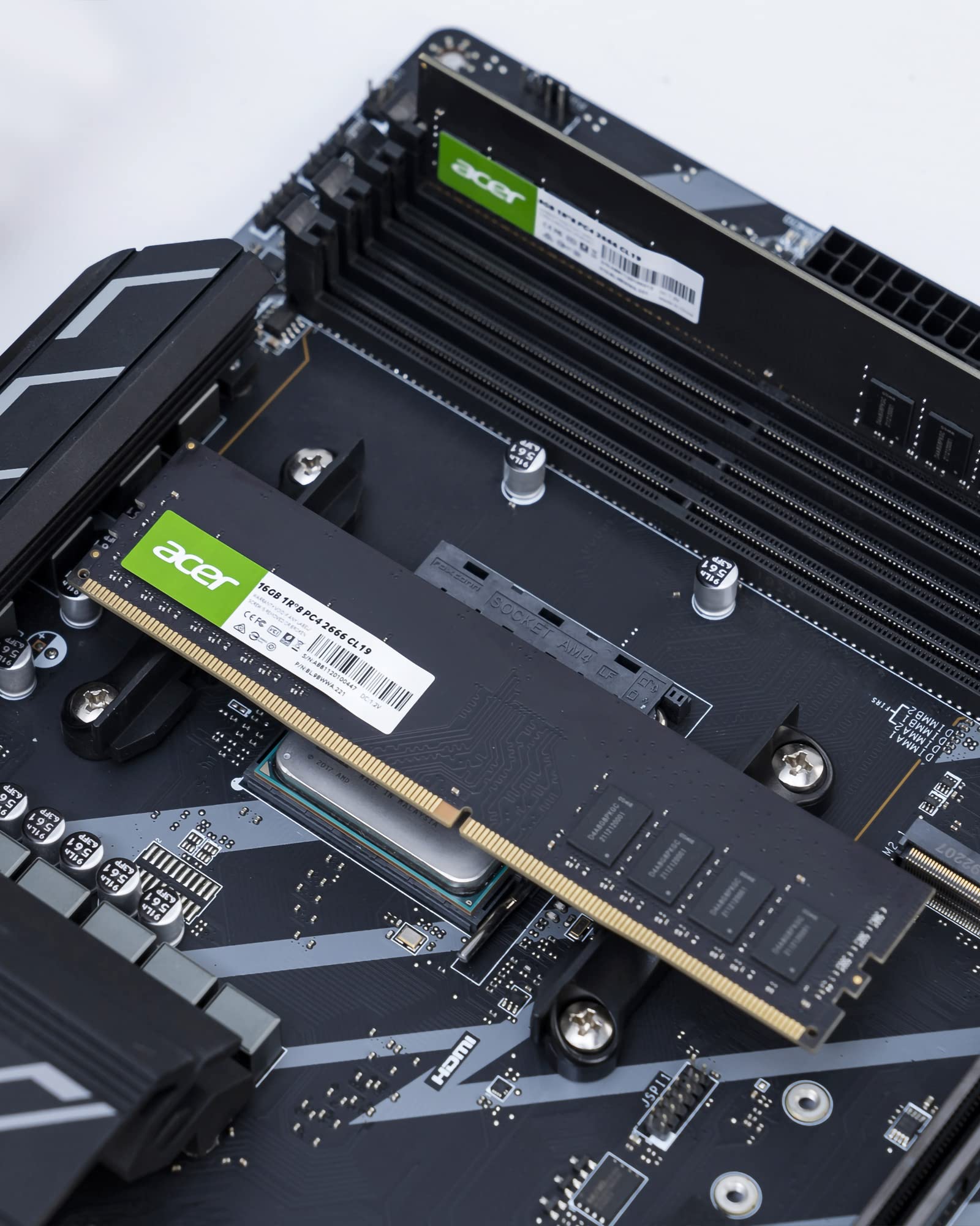 Acer UD100 16GB Single RAM 2666 MHz DDR4 CL19 1.2V Desktop Computer Memory - BL.9BWWA.226