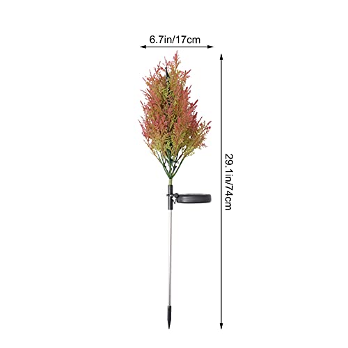 1pc Christmas Tree lamp Solar Ground Lights Solar Lights Solar Sidewalk Lights Solar Stake Light Lawn lamp Garden Stake Light Solar Pathway Lights Plastic Earth Tones Plate