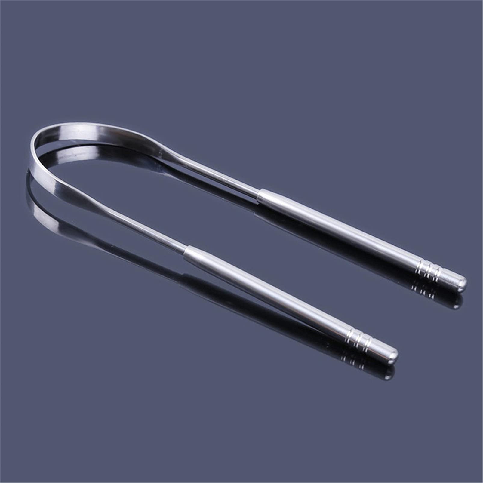 LoveAloe Durable Tongue Cleaning Brush Metal Travel Portable Food Scraper For Adults Keep Teeth Healthy