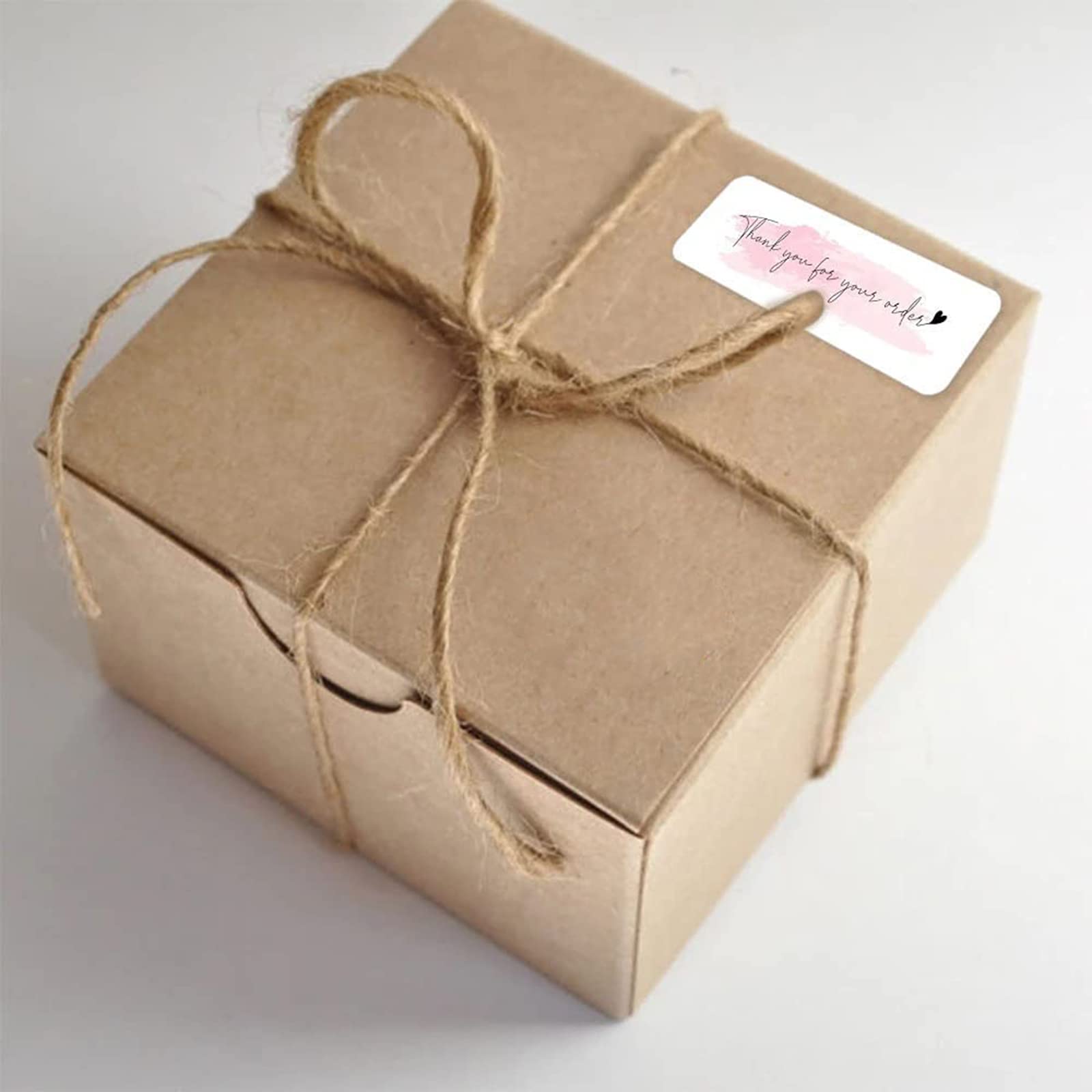 1inch x 3inch Thank You for Your Order Stickers, Pink Decorative Sealing Stickers for Delivery, Decoration, Gifts, Packaging, 120 Labels Per Roll, 1 roll