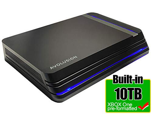 Avolusion HDDGear Pro X 10TB USB 3.0 External Gaming Hard Drive (Pre-formatted for Xbox One X, S, Original)