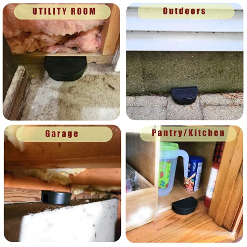 8 Pack - Mouse Bait Stations β Mice, Chipmunk or Small Rodent Traps β Reusable Indoor Rodent Control Bait Box