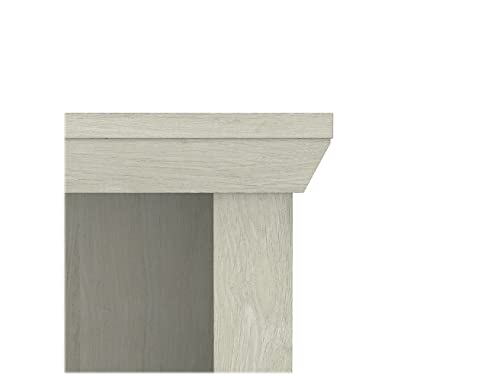 Bush Furniture Yorktown Tall 5 Shelf Bookcase, White Oak