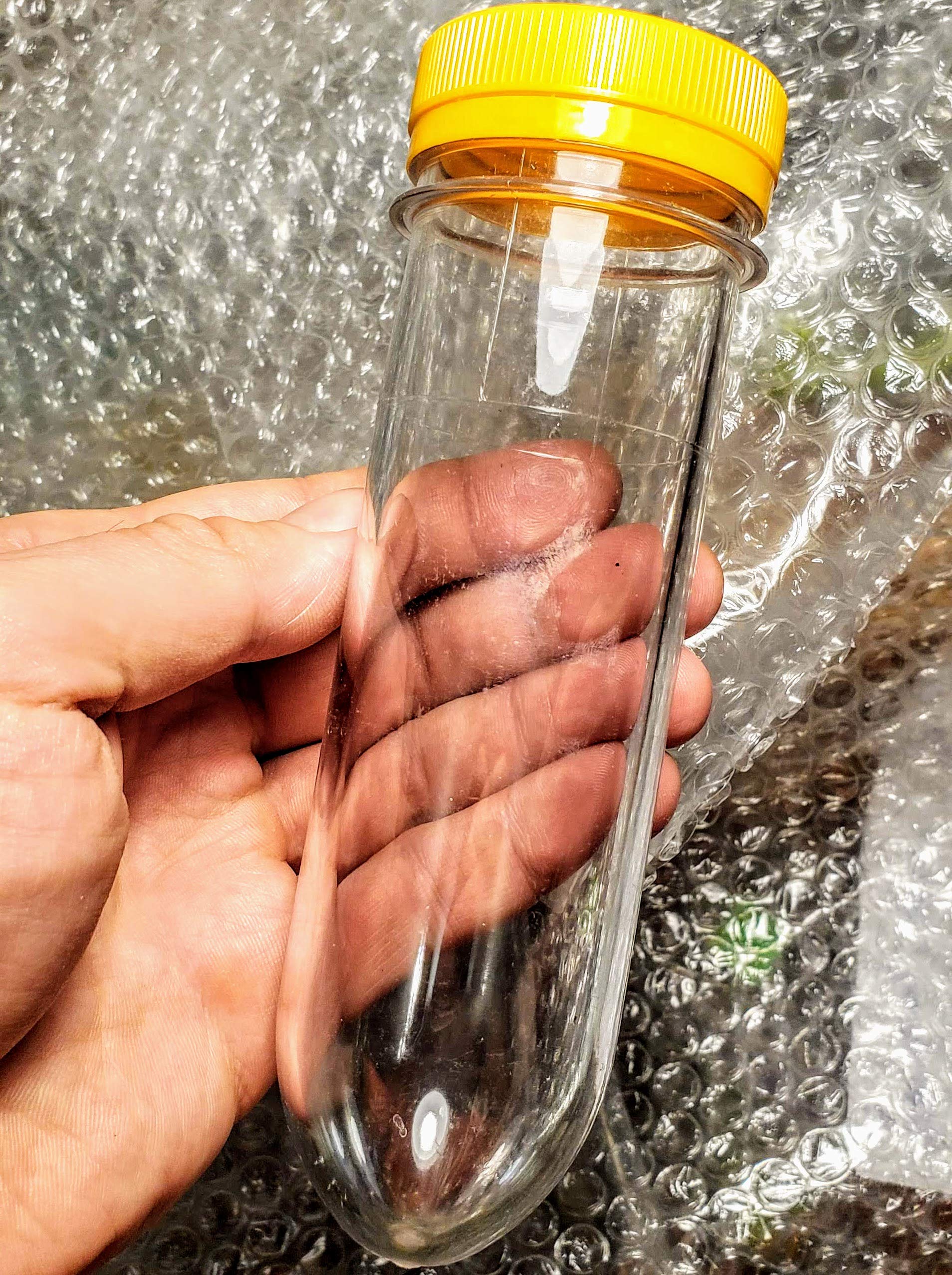1UA Bottle Extra Large Preform 3x6.75oz and Regular 3x1.5oz (6pcs) Baby Soda Test Tubes Rugged Clear Plastic Geocache Waterproof Storage Science Experiment Container Electronics GPS Housing Unit IoT