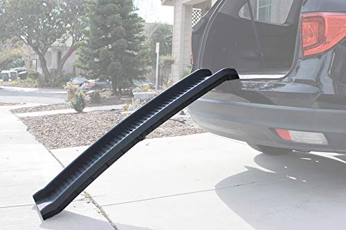MaxWorks 50524 61" Portable Folding Pet Ramp, Black