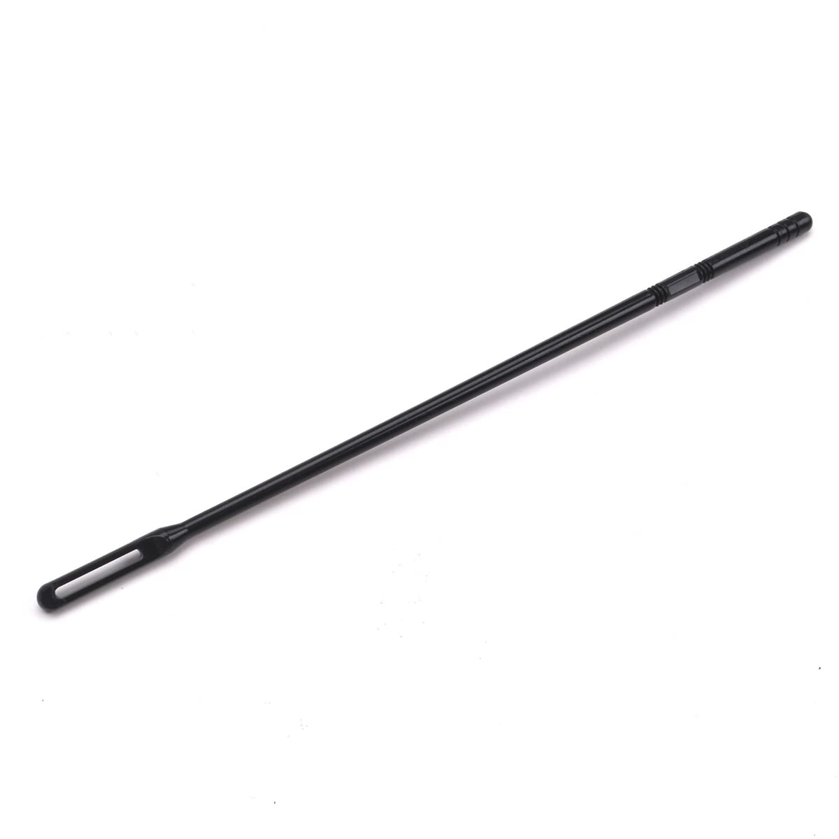 2 Set Plastic Flute Cleaning Rod Stick Wand with Wipping Cloth Recorder Cleaning Rod Flute Accessories Care Tool Kits, Black