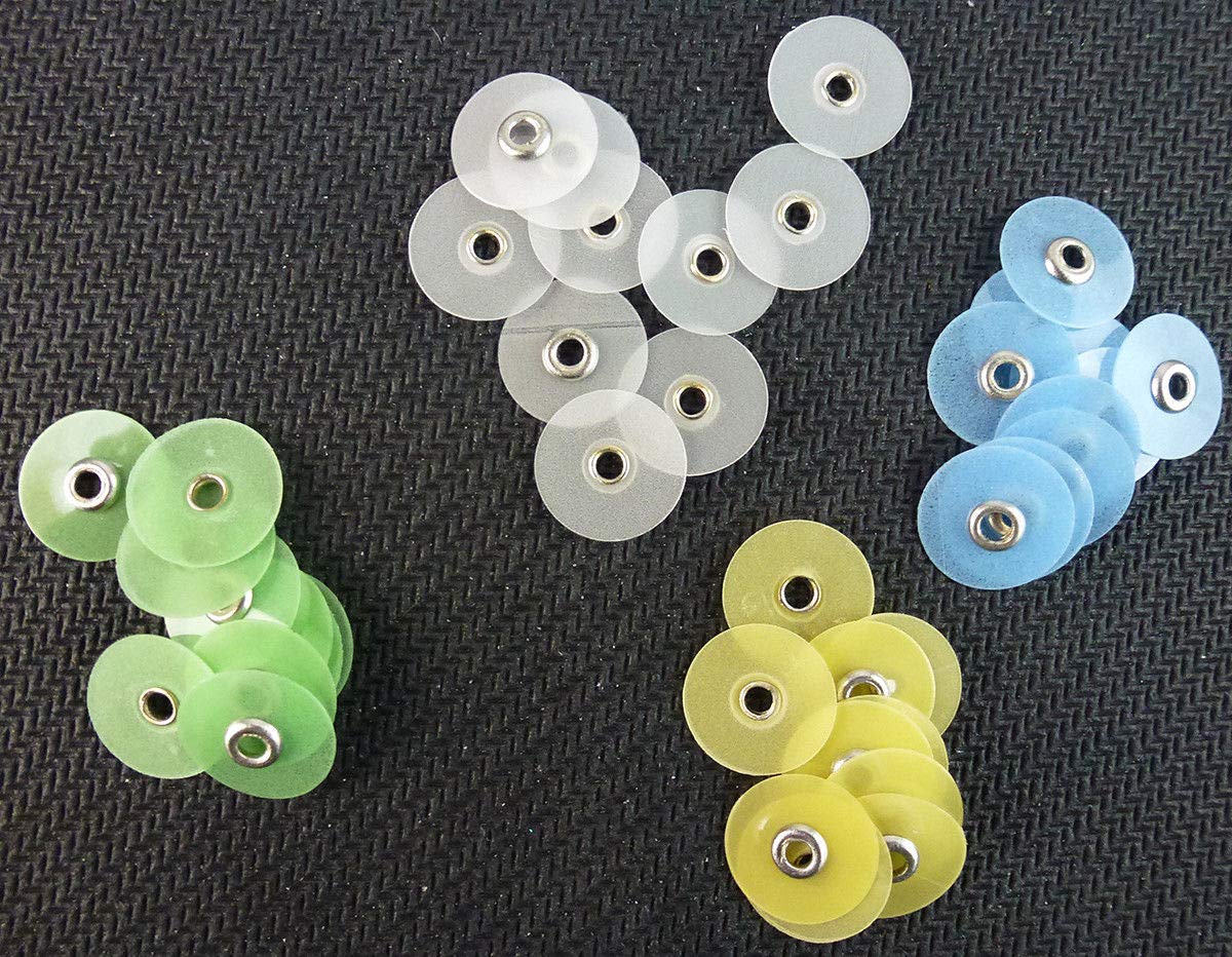 40Dental Composite Finishing Polishing Disc Universal Kit Metal Bush Easyinsmile (10MM)