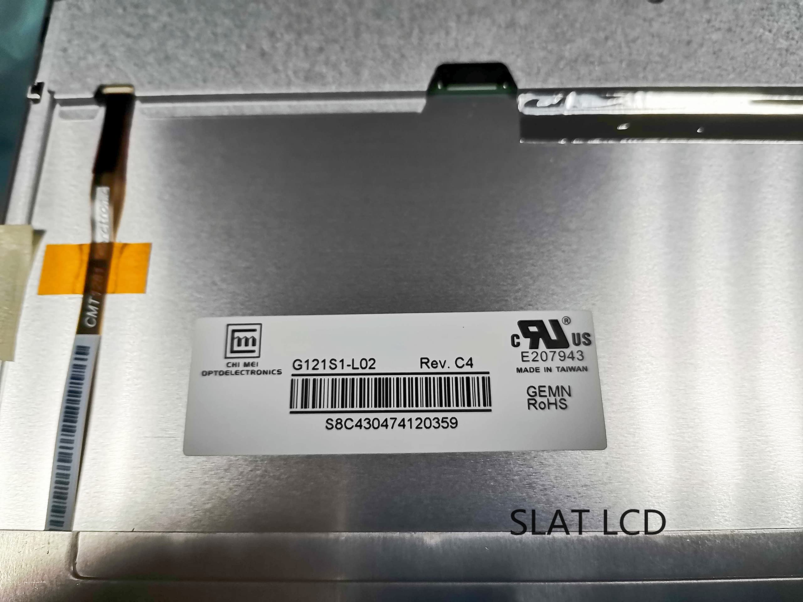 Innolux 12.1 Inch LCD Display G121S1-L02 with Full kit of Driver Board
