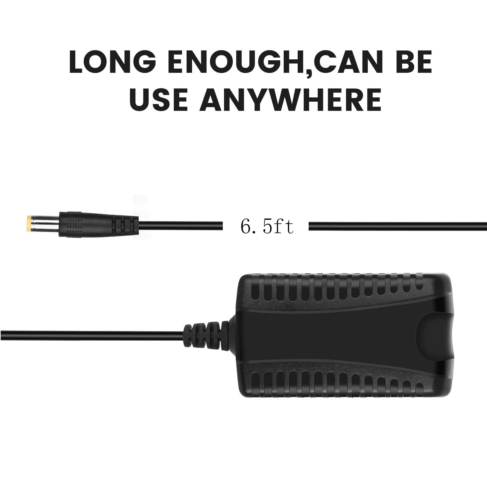 24V Power Cord for Hypervolt Massage Gun HPI5300000100 53000 001-00 Charger for Hyperice 42000 038-00 Battery Charger AC/DC Adapter SK03T1-2400100Z Supply