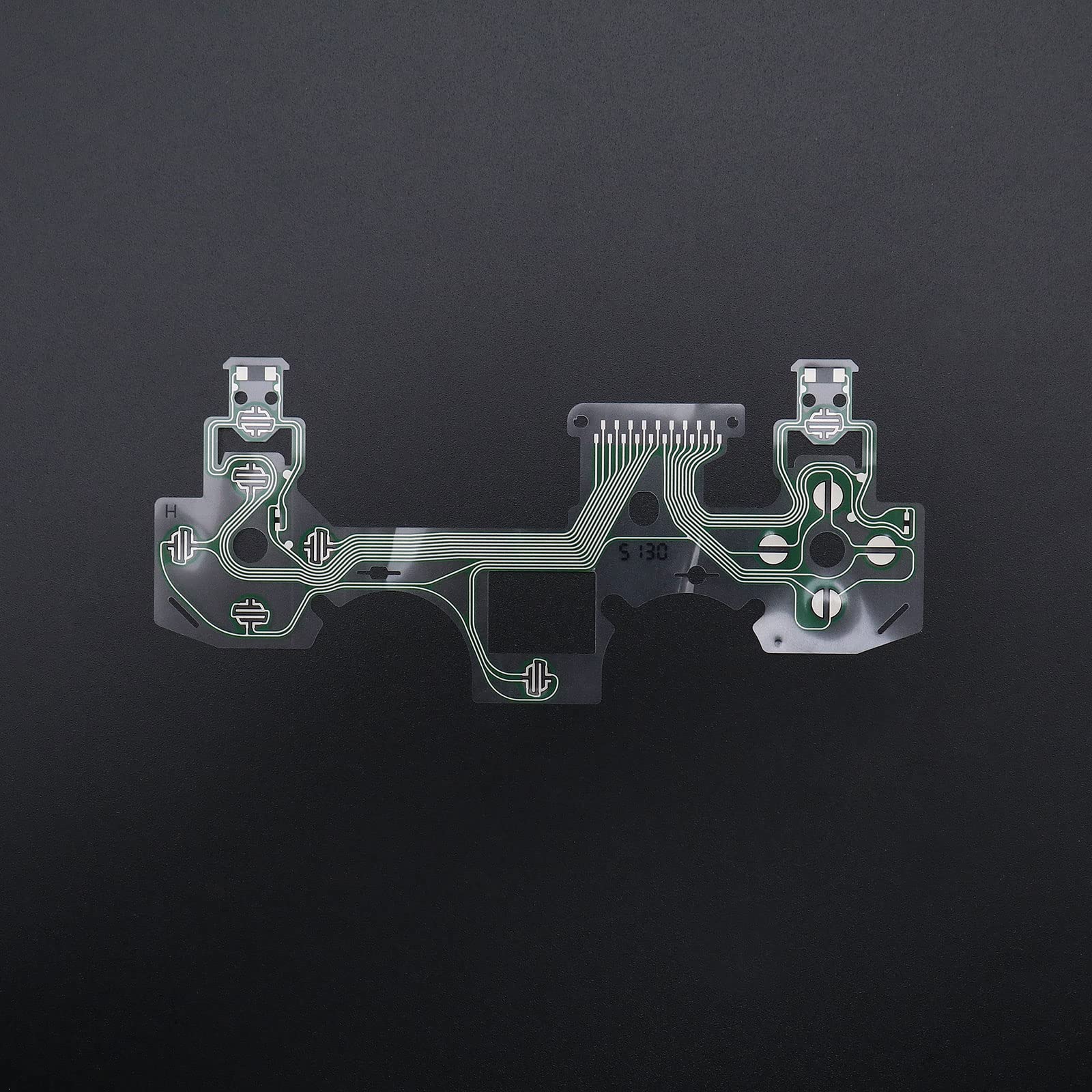 3pcs Conductive Film Replacement Handle Keypad Repair Pads Flexible Controller Membrane Conductive Film Compatible with PS4 Controller JD-M-050 JD-M-055