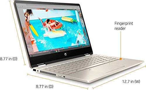 2020 HP Pavilion x360 2-in-1 Laptop Computer/ 14" Full HD Touchscreen/ 10th Gen Intel Core i5-10210U Up to 4.1GHz/ 8GB DDR4 Memory/ 256GB PCIe SSD + 16GB Optane/ AC WiFi/ HDMI/ Gold/ Windows 10