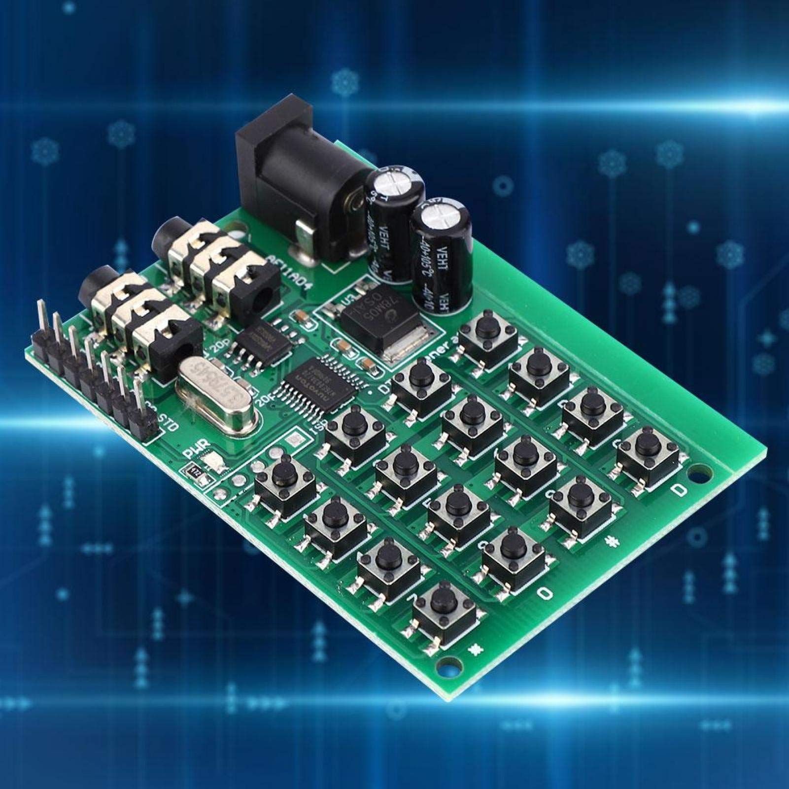 AE11A04 DTMF Generator Module 5~24VDC Audio Generator Board Dual Encode Transmitter for Dialing Keyboard