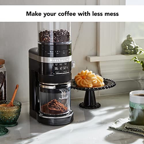 KitchenAid Burr Coffee Grinder - KCG8433,Onyx Black