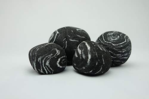 Chada Magic Rocks : Charcoal Air Deodorizer, No Chemicals,Activated Charcoal, Natural Room Odor Eliminator, Air Purifier, Neutralizer, Absorb Smoke Smell, 420 g, set of 4 rocks