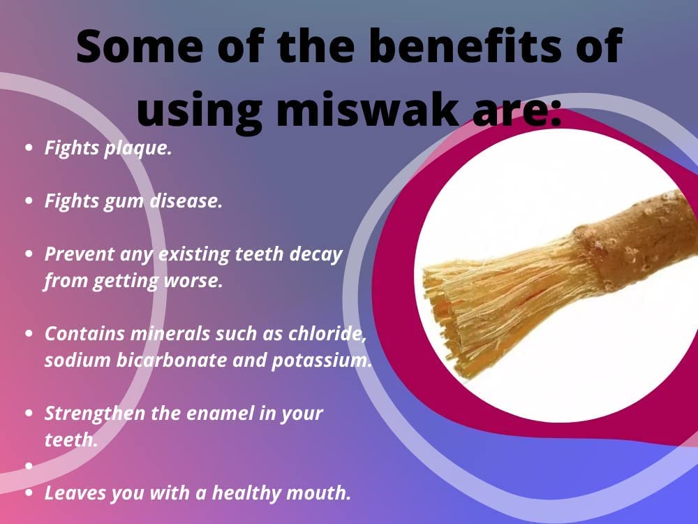 Billion Deals Natural Traditional Miswak (sewak) Peelu Chewing Stick Toothbrush for Whiter Teeth -15pc