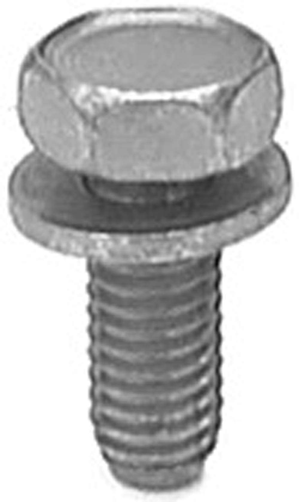 50 M6-1.0 X 12mm Hex Head Sems Body Bolts Clipsandfasteners Inc