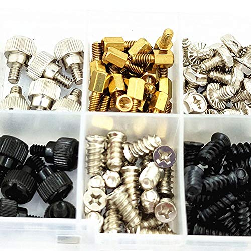228PCS for Computer Screws Nuts Kit Multi-Purpose Screws Nuts Kit for Store Mall Studio Home - (Size: 12.5x6.5cm/ Picture 1) SCRW-138036