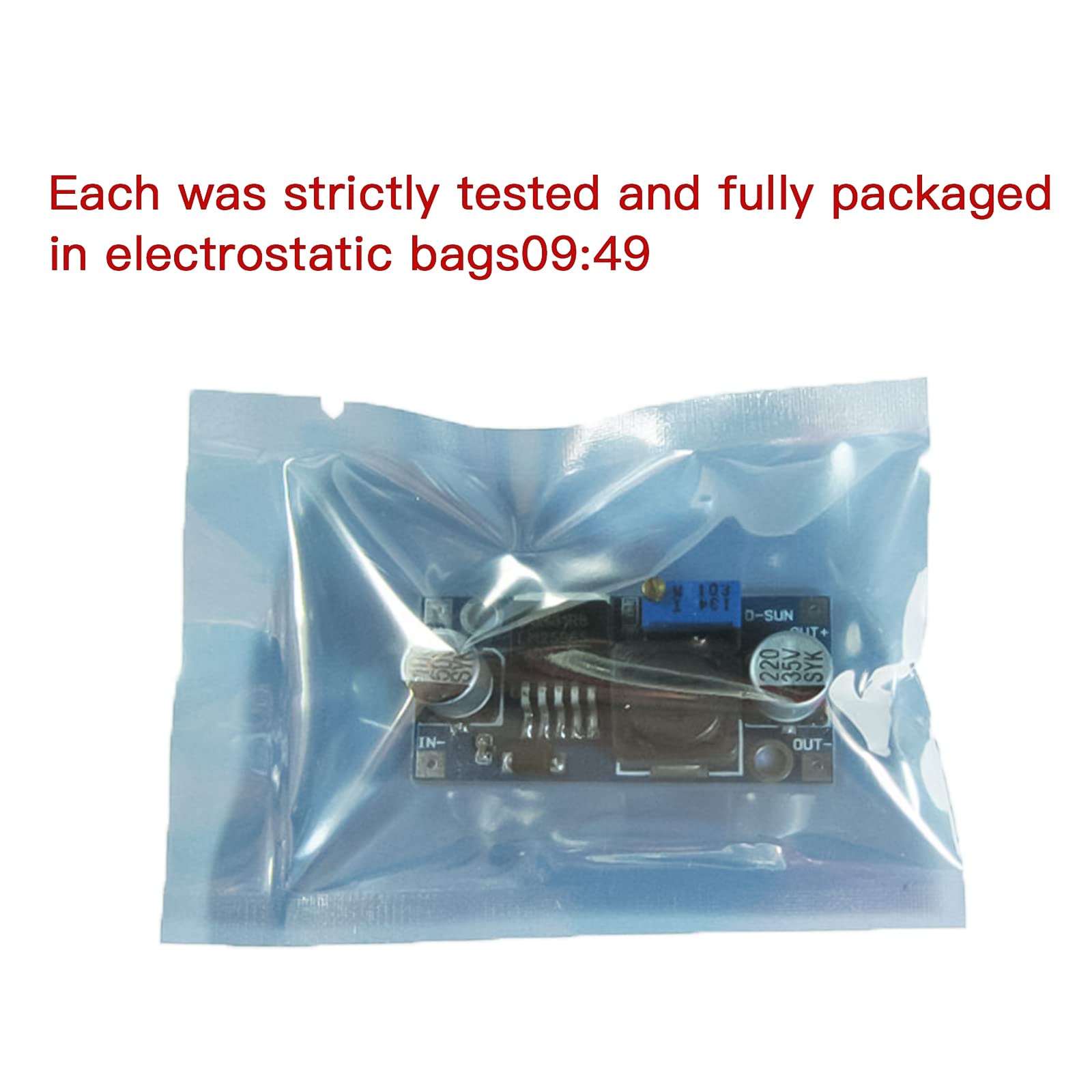 10Gtek# Buck Converter Step Down Module LM2596 DC to DC Voltage Regulator, 3.0~40V to 1.5~35V Power Supply Module, Pack of 2